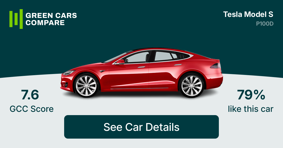 Tesla Model S P100D 2016 2019 Compare Electric Car USA Specs Green Cars Compare
