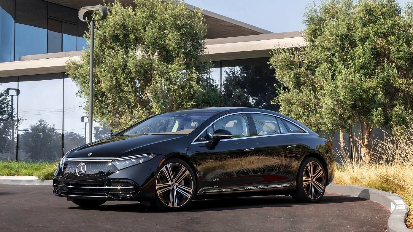 Mercedes EQS 350 2022 - EV Range Map USA | Green Cars Compare