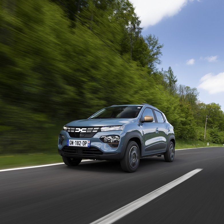 Dacia Spring Electric Cargo 45 hp 2024 - EV Range Map USA | Green Cars ...