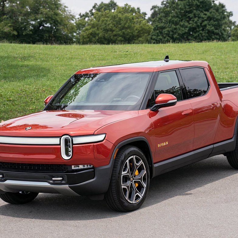 Rivian R1T Dual-Motor Max 2024 - EV Range Map USA | Green Cars Compare