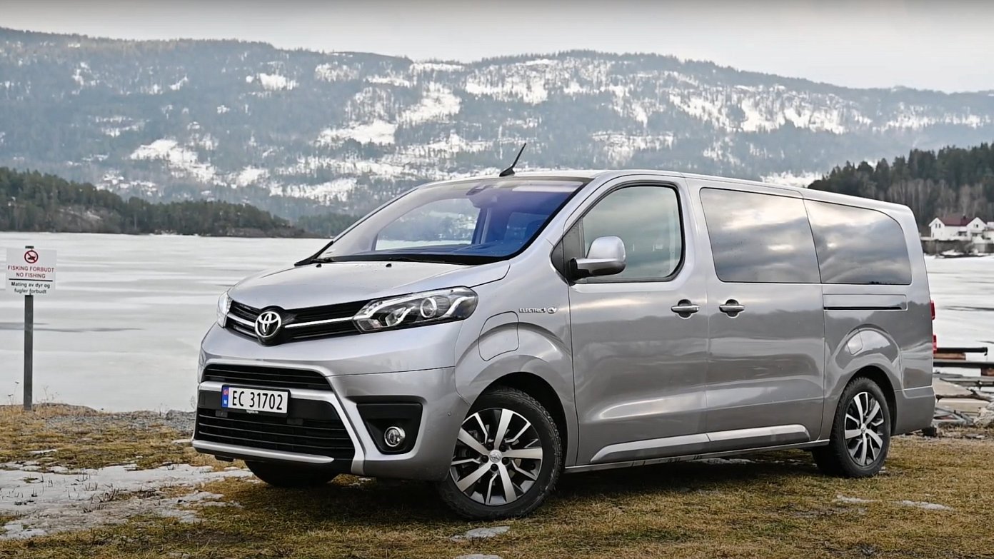 Toyota Proace Verso Electric L 75 kWh 2024 - EV Range Map USA | Green ...