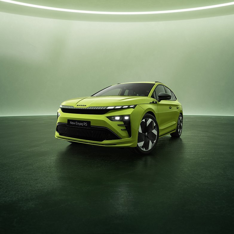 Škoda Enyaq RS 2025 - EV Range Map USA | Green Cars Compare