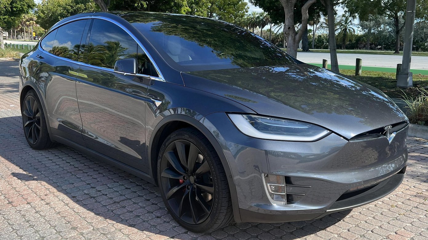 Tesla Model X P100D 2019 - EV Range Map USA | Green Cars Compare