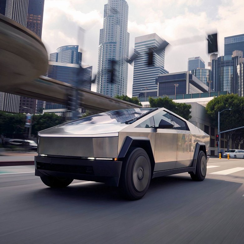 Tesla Cybertruck Cyberbeast 2025 - EV Range Map USA | Green Cars Compare