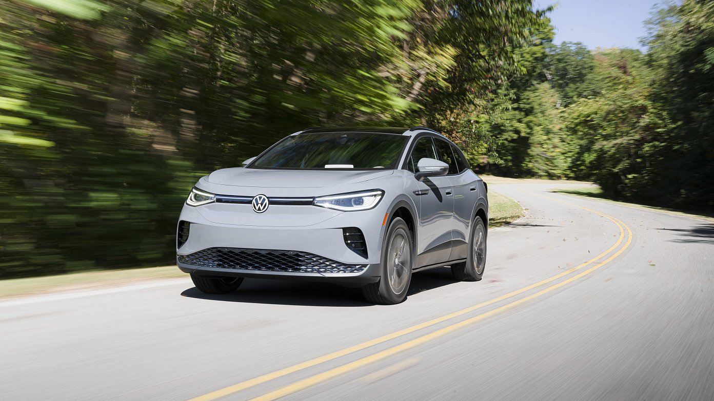 Volkswagen ID.4 Pro 2024 - EV Range Map USA | Green Cars Compare